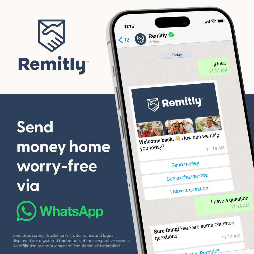 Remitly’s Virtual Assistant Comes to WhatsApp, Enabling Effortless ...